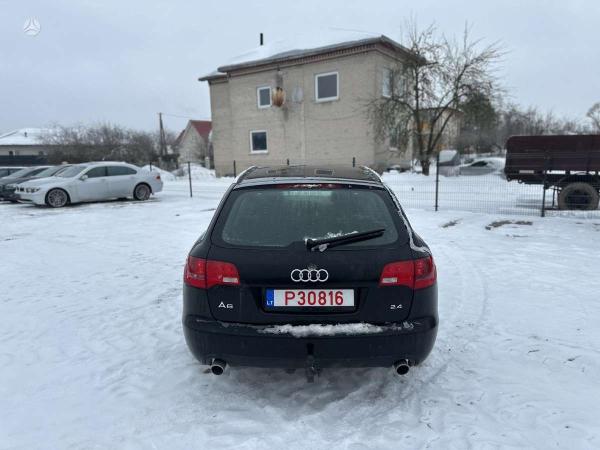 Black Audi A6 2006 in Vilnius, with an engine capacity of 2.39 L and mileage of 318 thousand km for 1950 €, photo 6 on AUTOMOTO.COM.LV