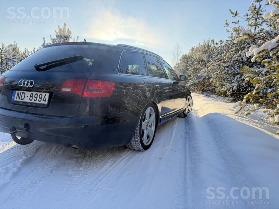 Black Audi A6 2006 in Daugavpils, with an engine capacity of 3.00 L and mileage of 273 thousand km for 3000 €, photo 5 on AUTOMOTO.COM.LV