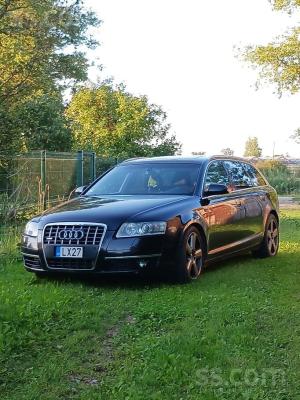 Melns Audi A6 2006 Madona, ar dzinēja tilpumu 3.00 L un nobraukumu 343 tūkst. km par 4500 €, foto  vietnē AUTOMOTO.COM.LV