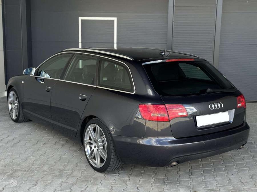 Black Audi A6 2006 in Vilnius, with an engine capacity of 2.97 L and mileage of 282 thousand km for 5200 €, photo 6 on AUTOMOTO.COM.LV