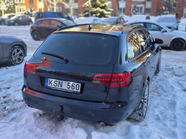 Melns Audi A6 2006 Viļņa, ar dzinēja tilpumu 2.70 L un nobraukumu 445 tūkst. km par 3450 €, foto 4 vietnē AUTOMOTO.COM.LV