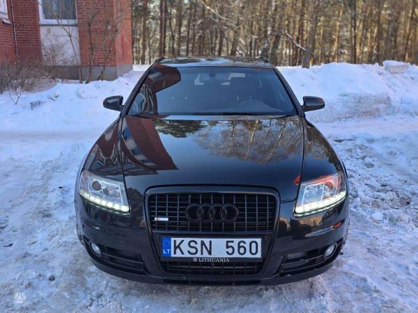 Melns Audi A6 2006 Viļņa, ar dzinēja tilpumu 2.70 L un nobraukumu 445 tūkst. km par 3450 €, foto 8 vietnē AUTOMOTO.COM.LV