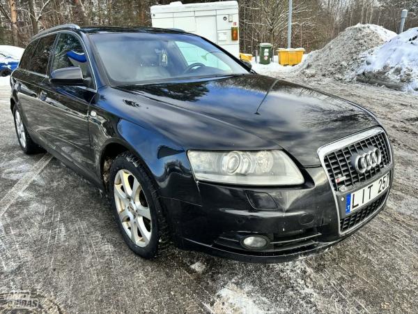 Melns Audi A6 2006 Viļņa, ar dzinēja tilpumu 3.00 L un nobraukumu 410 tūkst. km par 2000 €, foto 3 vietnē AUTOMOTO.COM.LV