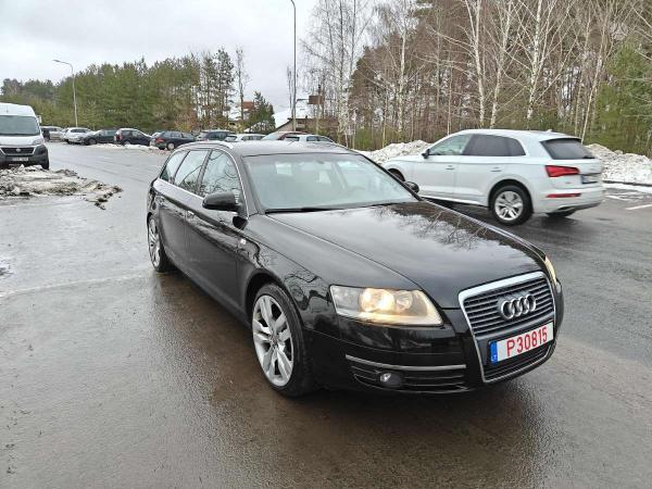 Black Audi A6 2006 in Vilnius, with an engine capacity of 2.39 L and mileage of 318 thousand km for 1850 €, photo 3 on AUTOMOTO.COM.LV