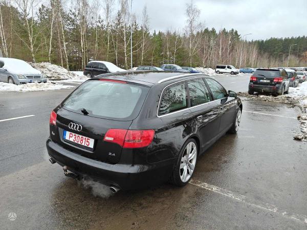 Black Audi A6 2006 in Vilnius, with an engine capacity of 2.39 L and mileage of 318 thousand km for 1850 €, photo 4 on AUTOMOTO.COM.LV