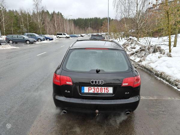 Black Audi A6 2006 in Vilnius, with an engine capacity of 2.39 L and mileage of 318 thousand km for 1850 €, photo 5 on AUTOMOTO.COM.LV