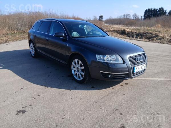 Black Audi A6 2006 in Gulbene, with an engine capacity of 2.70 L and mileage of 341 thousand km for 3295 €, photo 1 on AUTOMOTO.COM.LV