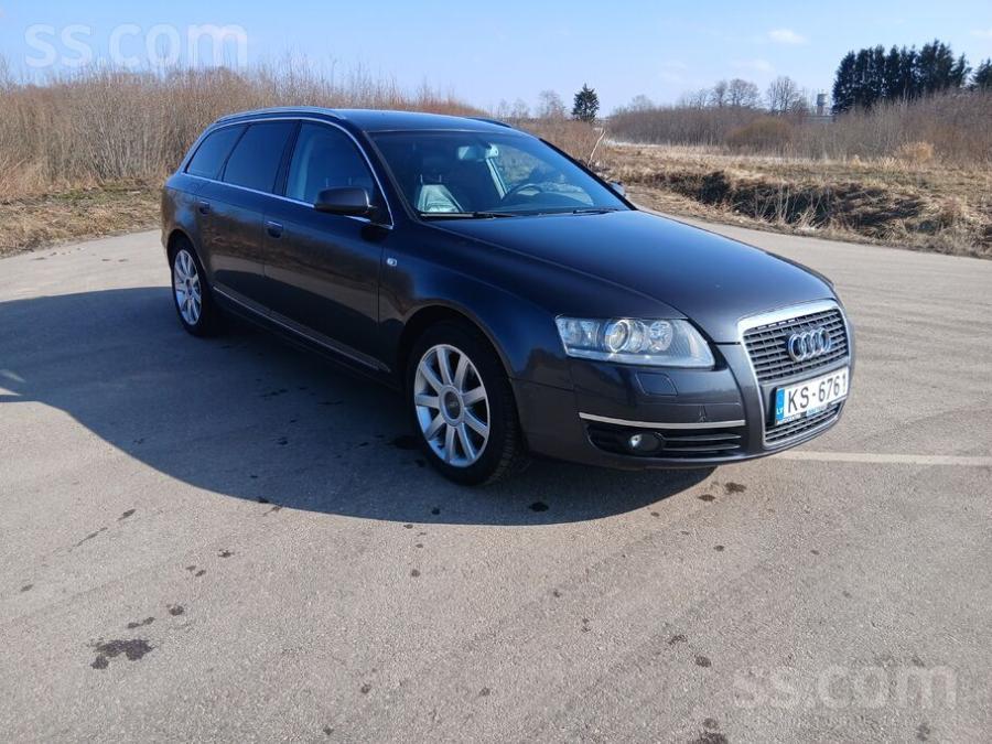 Black Audi A6 2006 in Gulbene, with an engine capacity of 2.70 L and mileage of 341 thousand km for 3295 €, photo 1 on AUTOMOTO.COM.LV