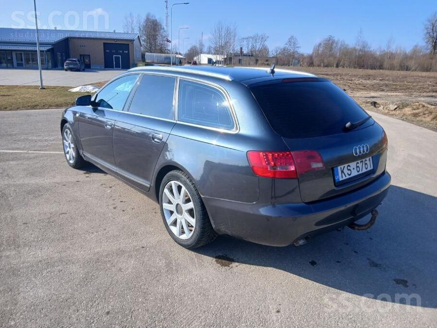 Black Audi A6 2006 in Gulbene, with an engine capacity of 2.70 L and mileage of 341 thousand km for 3295 €, photo 4 on AUTOMOTO.COM.LV
