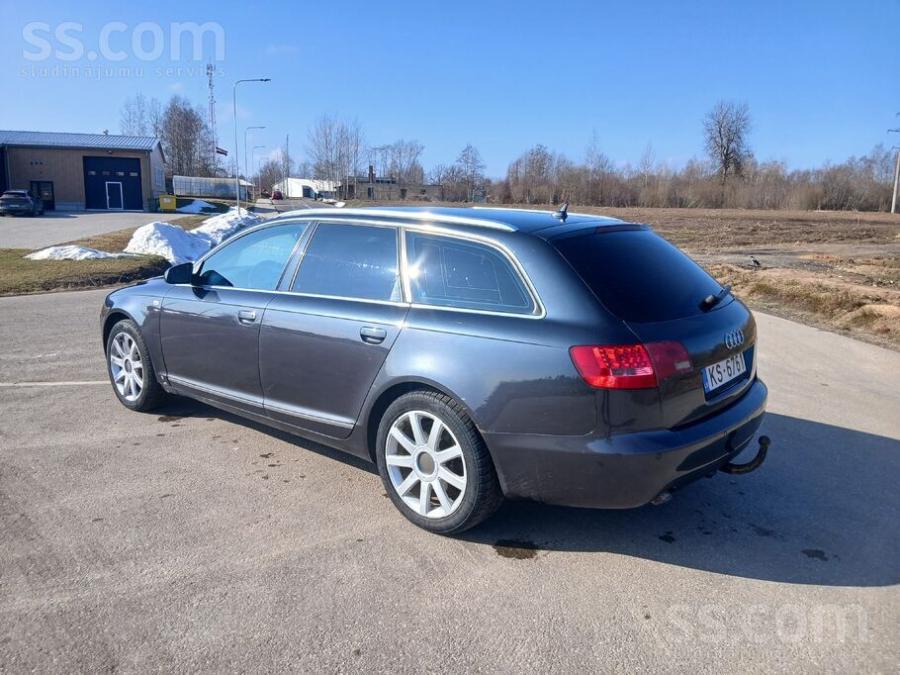 Black Audi A6 2006 in Gulbene, with an engine capacity of 2.70 L and mileage of 341 thousand km for 3295 €, photo 11 on AUTOMOTO.COM.LV