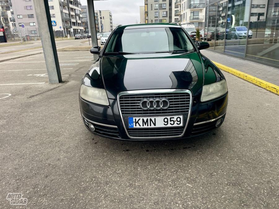 Black Audi A6 2006 in Vilnius, with an engine capacity of 2.70 L and mileage of 460 thousand km for 2300 €, photo 9 on AUTOMOTO.COM.LV