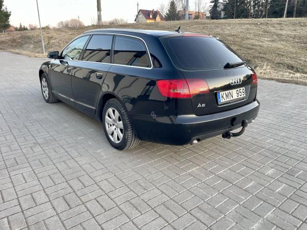 Black Audi A6 2006 in Vilnius, with an engine capacity of 2.70 L and mileage of 360 thousand km for 2300 €, photo 2 on AUTOMOTO.COM.LV