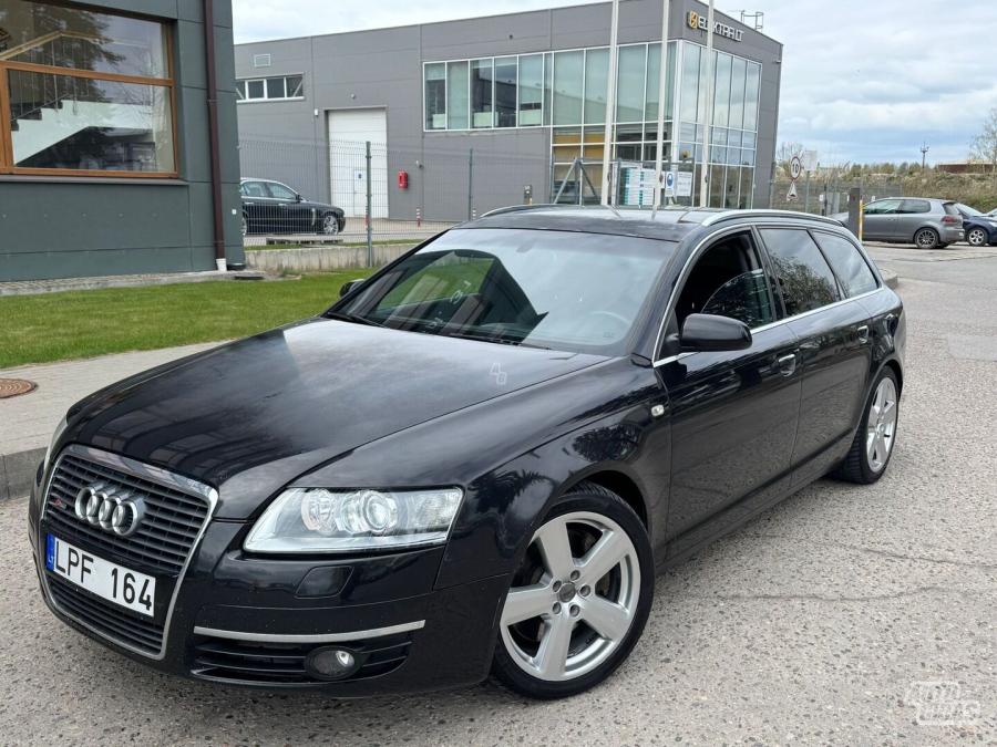 Black Audi A6 2006 in Kaunas, with an engine capacity of 3.00 L and mileage of 341 thousand km for 1900 €, photo 1 on AUTOMOTO.COM.LV