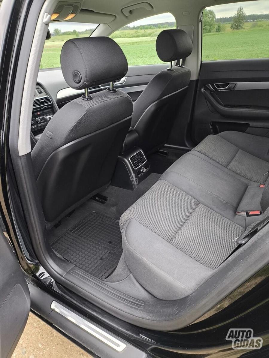 Black Audi A6 2006 in Vilnius, with an engine capacity of 2.00 L and mileage of 248 thousand km for 3200 €, photo 7 on AUTOMOTO.COM.LV