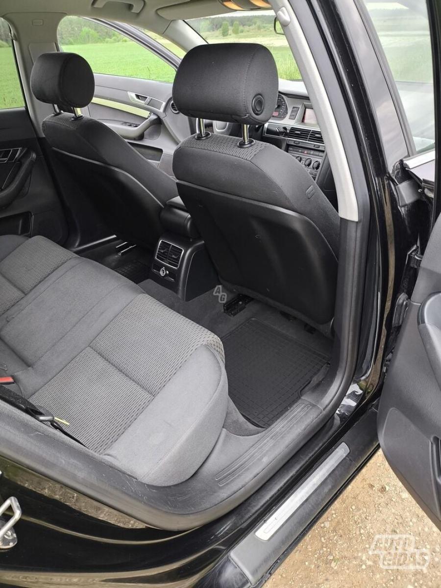 Black Audi A6 2006 in Vilnius, with an engine capacity of 2.00 L and mileage of 248 thousand km for 3200 €, photo 8 on AUTOMOTO.COM.LV