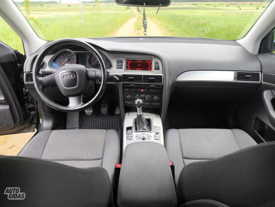 Black Audi A6 2006 in Vilnius, with an engine capacity of 2.00 L and mileage of 248 thousand km for 3200 €, photo 10 on AUTOMOTO.COM.LV