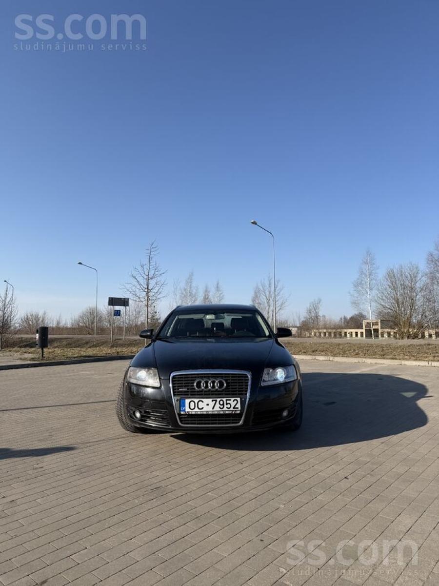 Черный Ауди А6 2006 в Даугавпилс, объемом двигателя 3.00 л и пробегом 370 тыс. км за 4000 €, фото 1 на AUTOMOTO.COM.LV