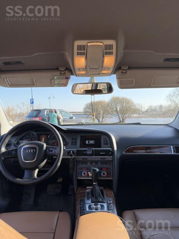 Black Audi A6 2006 in Daugavpils, with an engine capacity of 3.00 L and mileage of 370 thousand km for 4000 €, photo 8 on AUTOMOTO.COM.LV
