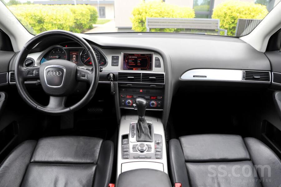 Black Audi A6 2006 in Tukums, with an engine capacity of 3.00 L and mileage of 390 thousand km for 3990 €, photo 8 on AUTOMOTO.COM.LV