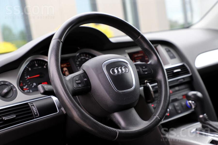Black Audi A6 2006 in Tukums, with an engine capacity of 3.00 L and mileage of 390 thousand km for 3990 €, photo 9 on AUTOMOTO.COM.LV