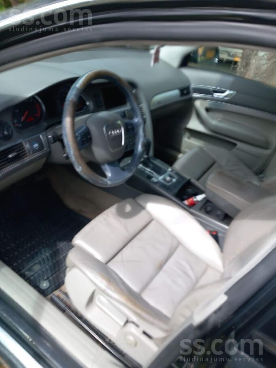 Black Audi A6 2006 in Tukums, with an engine capacity of 3.00 L and mileage of 400 thousand km for 1550 €, photo 10 on AUTOMOTO.COM.LV