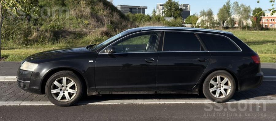 Black Audi A6 2006 in Riga, with an engine capacity of 2.70 L and mileage of 375 thousand km for 3100 €, photo 7 on AUTOMOTO.COM.LV