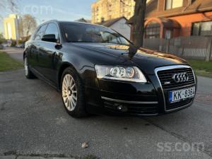 Melns Audi A6 2006 Rīga, ar dzinēja tilpumu 3.00 L un nobraukumu 373 tūkst. km par 2850 €, foto  vietnē AUTOMOTO.COM.LV