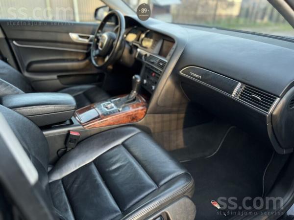 Melns Audi A6 2006 Rīga, ar dzinēja tilpumu 3.00 L un nobraukumu 373 tūkst. km par 2850 €, foto 7 vietnē AUTOMOTO.COM.LV