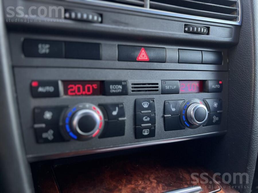 Melns Audi A6 2006 Rīga, ar dzinēja tilpumu 3.00 L un nobraukumu 373 tūkst. km par 2850 €, foto 12 vietnē AUTOMOTO.COM.LV