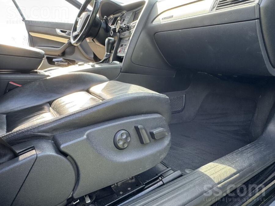 Melns Audi A6 2006 Rīga, ar dzinēja tilpumu 3.00 L un nobraukumu 282 tūkst. km par 3000 €, foto 8 vietnē AUTOMOTO.COM.LV