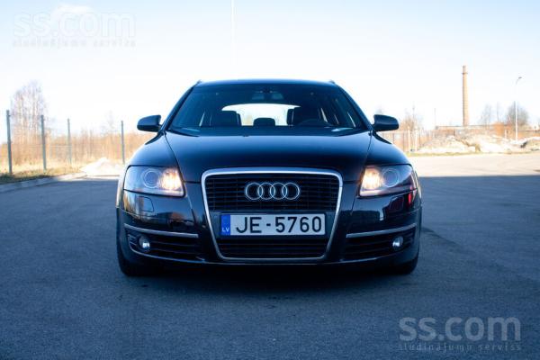 Black Audi A6 2006 in Jelgava, with an engine capacity of 2.70 L and mileage of 385 thousand km for 2600 €, photo 1 on AUTOMOTO.COM.LV