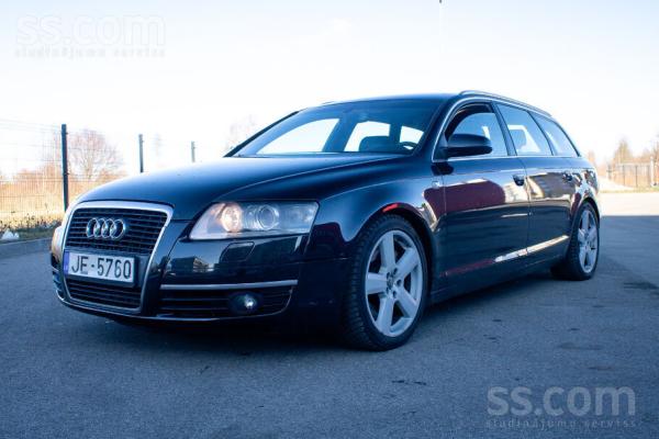 Black Audi A6 2006 in Jelgava, with an engine capacity of 2.70 L and mileage of 385 thousand km for 2600 €, photo 2 on AUTOMOTO.COM.LV