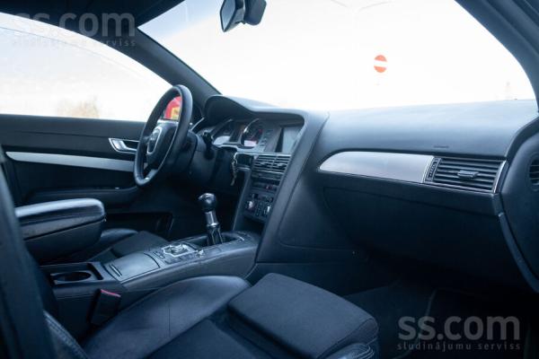 Black Audi A6 2006 in Jelgava, with an engine capacity of 2.70 L and mileage of 385 thousand km for 2600 €, photo 7 on AUTOMOTO.COM.LV