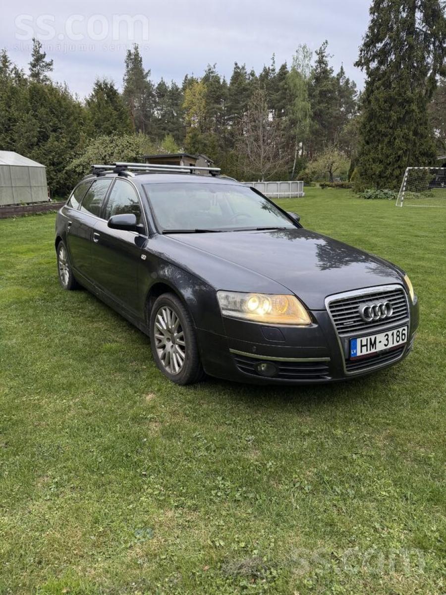 Black Audi A6 2006 in Riga, with an engine capacity of 2.70 L and mileage of 417 thousand km for 2150 €, photo 3 on AUTOMOTO.COM.LV