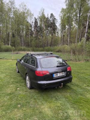 Black Audi A6 2006 in Riga, with an engine capacity of 2.70 L and mileage of 417 thousand km for 2150 €, photo 4 on AUTOMOTO.COM.LV