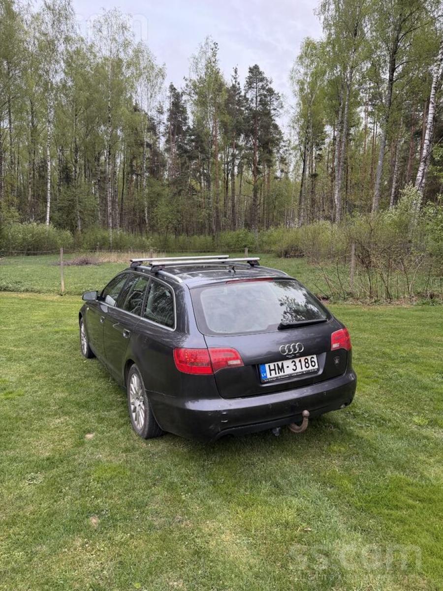 Black Audi A6 2006 in Riga, with an engine capacity of 2.70 L and mileage of 417 thousand km for 2150 €, photo 4 on AUTOMOTO.COM.LV