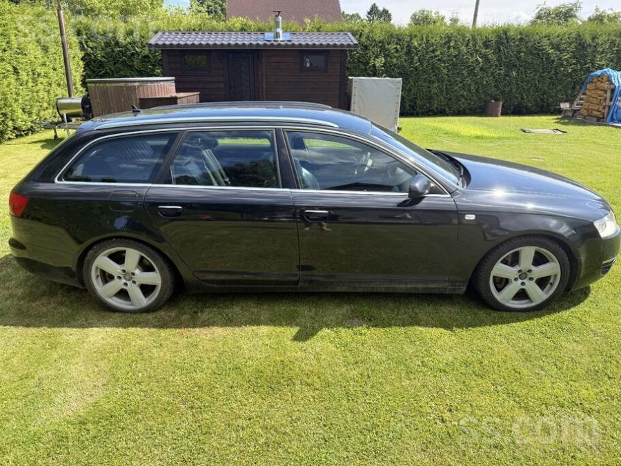 Black Audi A6 2006 in Jelgava, with an engine capacity of 2.70 L and mileage of 385 thousand km for 3050 €, photo 4 on AUTOMOTO.COM.LV
