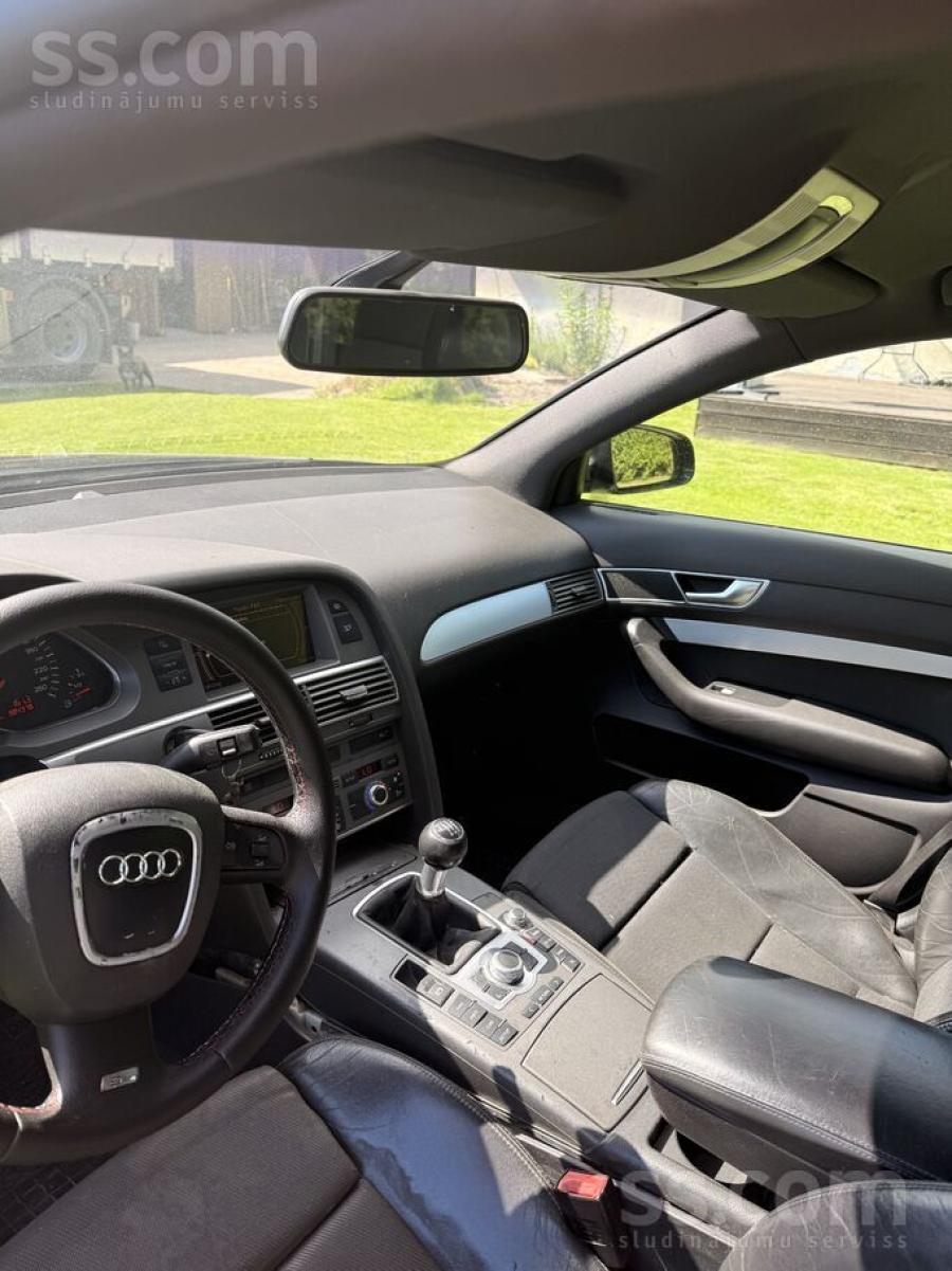 Black Audi A6 2006 in Jelgava, with an engine capacity of 2.70 L and mileage of 385 thousand km for 3050 €, photo 7 on AUTOMOTO.COM.LV