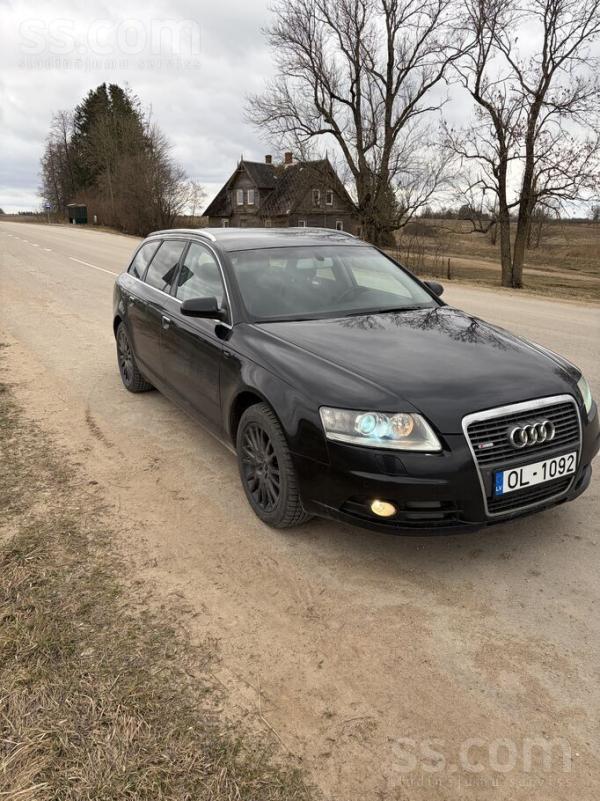 Черный Ауди А6 2006 в Гулбене, объемом двигателя 3.00 л и пробегом 399 тыс. км за 3200 €, фото 1 на AUTOMOTO.COM.LV