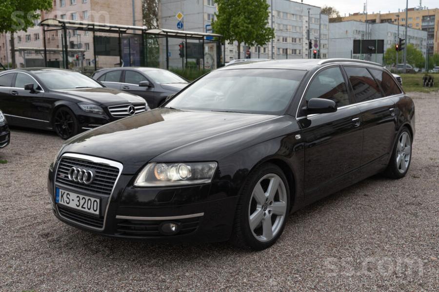 Black Audi A6 2006 in Liepaja, with an engine capacity of 3.00 L and mileage of 404 thousand km for 3900 €, photo 1 on AUTOMOTO.COM.LV
