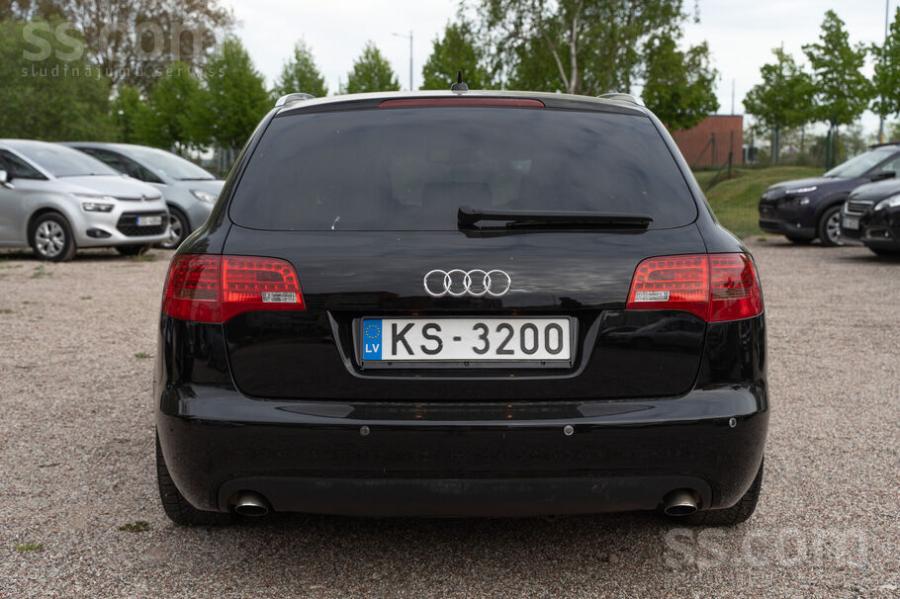 Black Audi A6 2006 in Liepaja, with an engine capacity of 3.00 L and mileage of 404 thousand km for 3900 €, photo 7 on AUTOMOTO.COM.LV