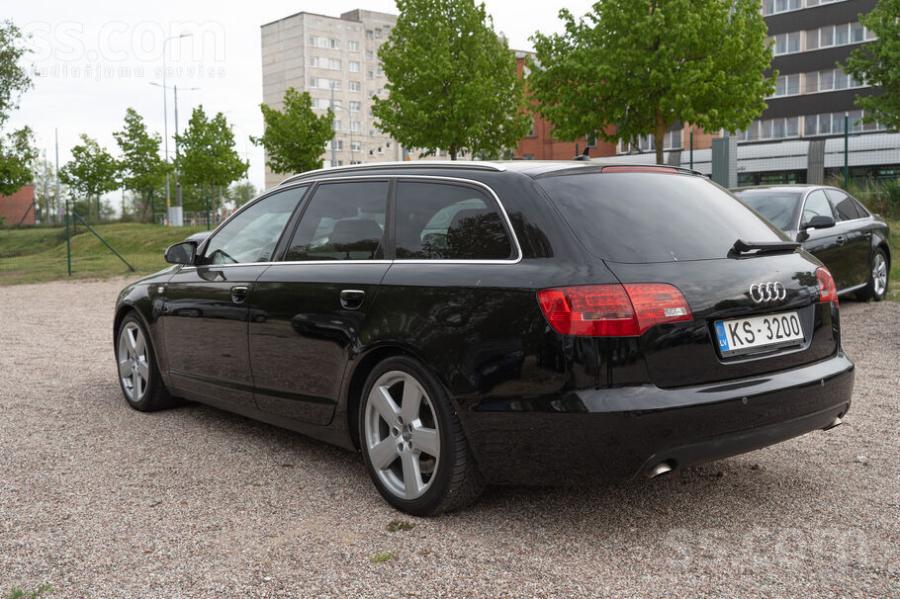 Black Audi A6 2006 in Liepaja, with an engine capacity of 3.00 L and mileage of 404 thousand km for 3900 €, photo 8 on AUTOMOTO.COM.LV