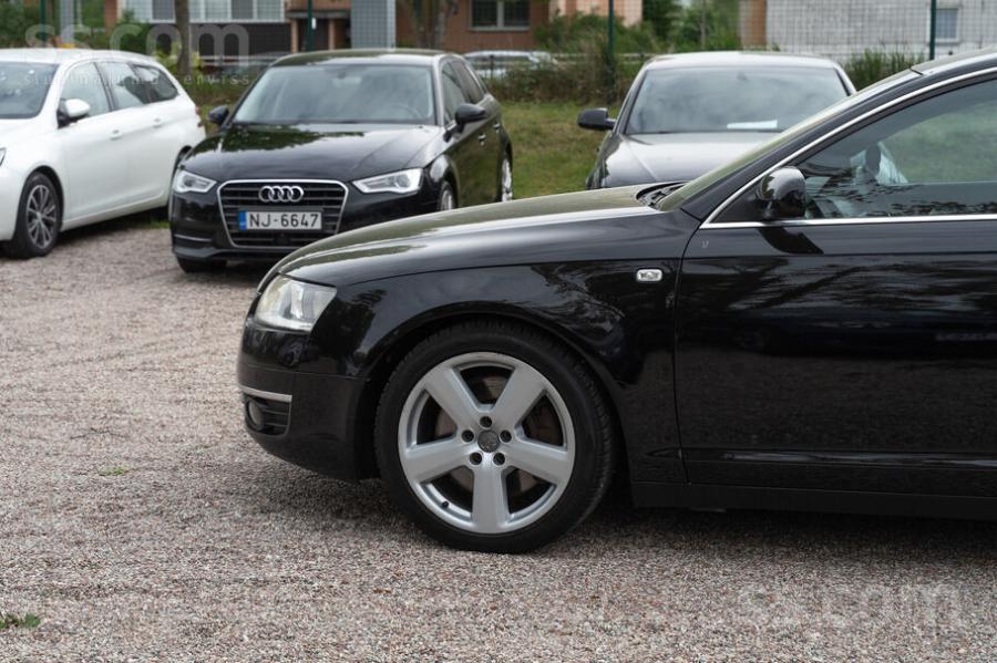 Black Audi A6 2006 in Liepaja, with an engine capacity of 3.00 L and mileage of 404 thousand km for 3900 €, photo 12 on AUTOMOTO.COM.LV