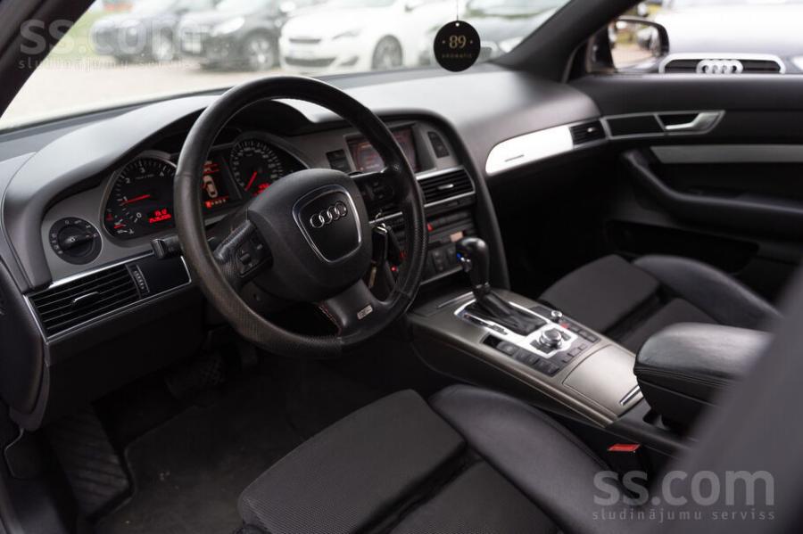Black Audi A6 2006 in Liepaja, with an engine capacity of 3.00 L and mileage of 404 thousand km for 3900 €, photo 15 on AUTOMOTO.COM.LV