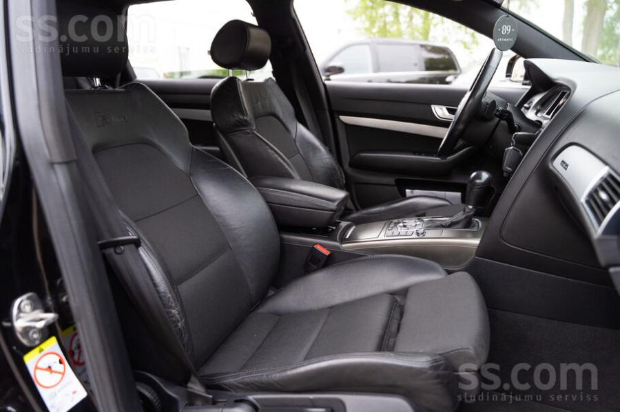 Black Audi A6 2006 in Liepaja, with an engine capacity of 3.00 L and mileage of 404 thousand km for 3900 €, photo 18 on AUTOMOTO.COM.LV