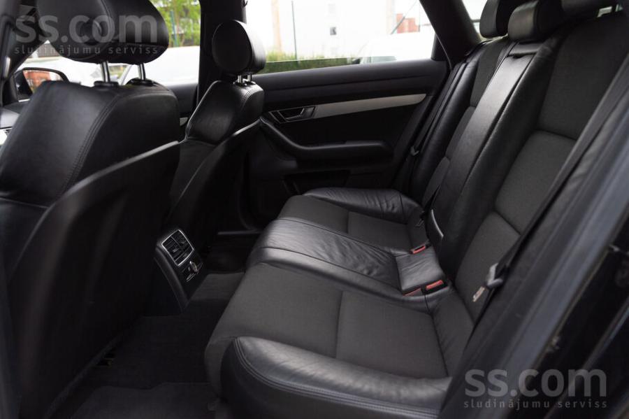 Black Audi A6 2006 in Liepaja, with an engine capacity of 3.00 L and mileage of 404 thousand km for 3900 €, photo 19 on AUTOMOTO.COM.LV