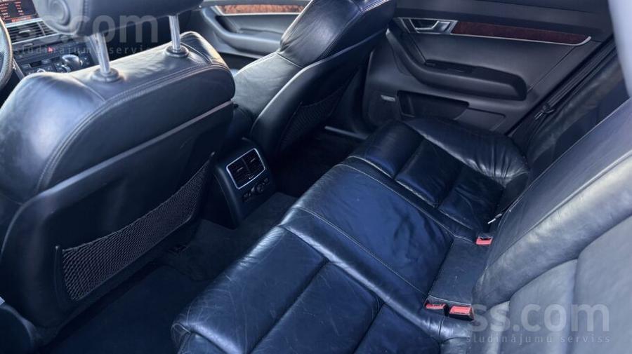 Black Audi A6 2006 in Riga, with an engine capacity of 3.00 L and mileage of 0 thousand km for 2999 €, photo 9 on AUTOMOTO.COM.LV