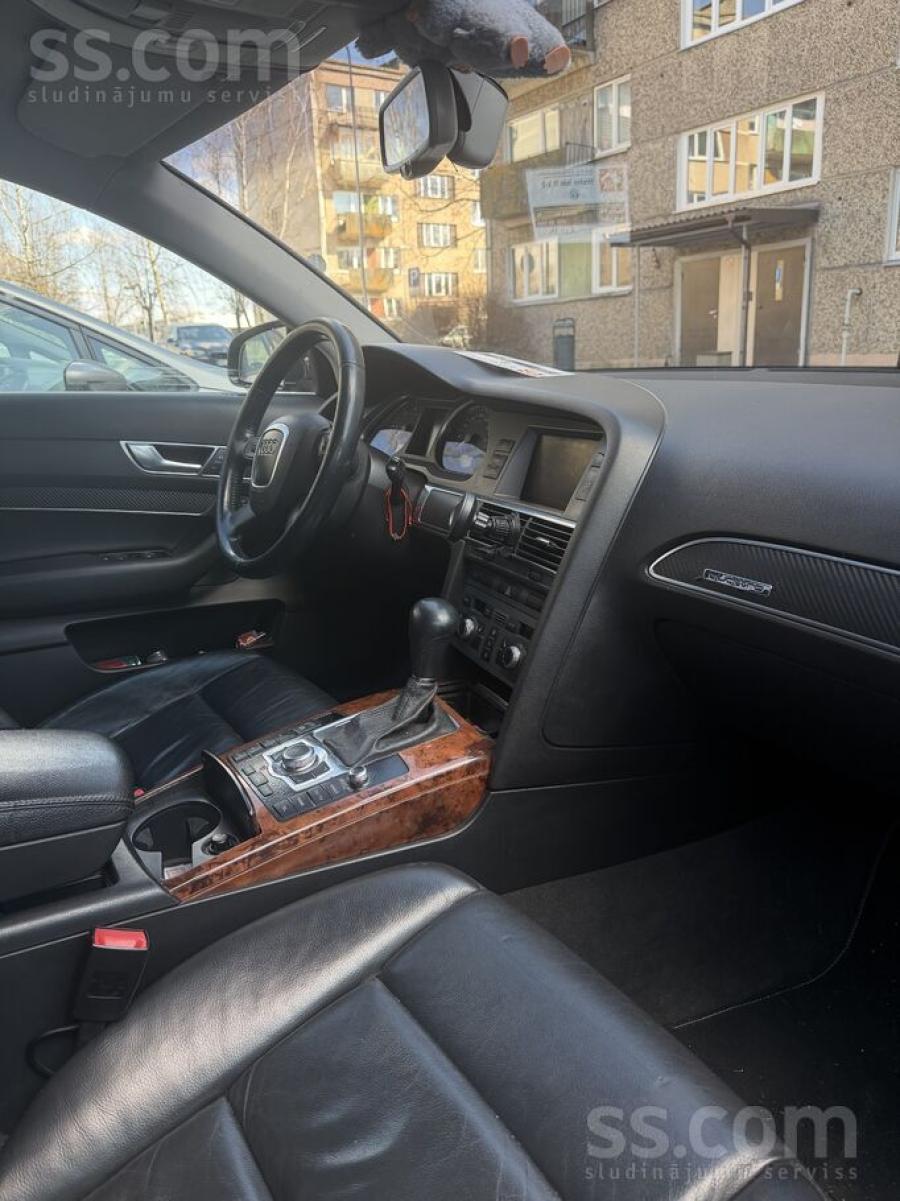 Melns Audi A6 2006 Rīga, ar dzinēja tilpumu 3.00 L un nobraukumu 372 tūkst. km par 3000 €, foto 7 vietnē AUTOMOTO.COM.LV