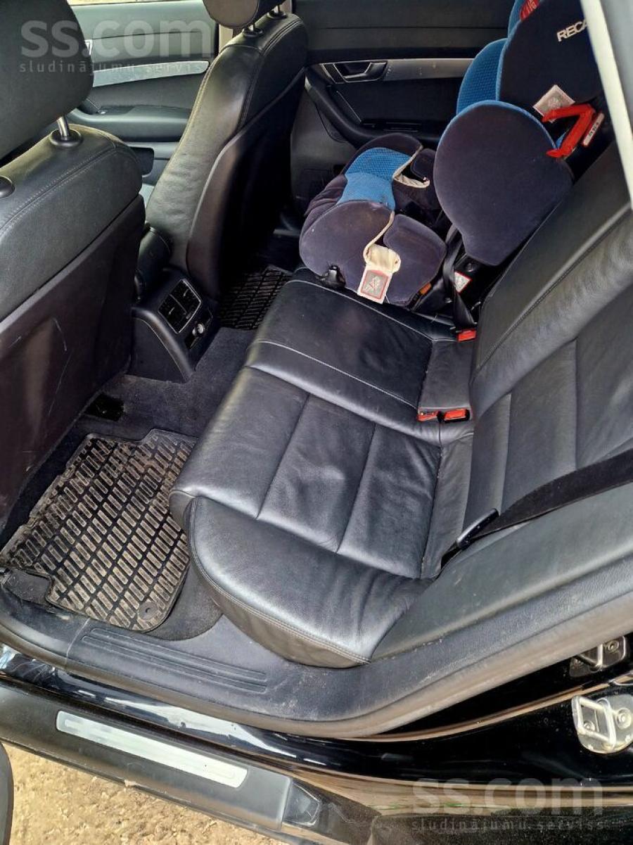 Black Audi A6 2006 in Ogre, with an engine capacity of 2.70 L and mileage of 318 thousand km for 2500 €, photo 9 on AUTOMOTO.COM.LV