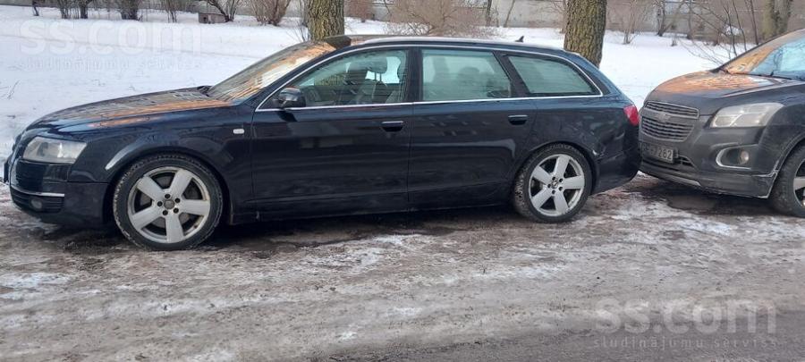 Black Audi A6 2006 in Jurmala, with an engine capacity of 2.70 L and mileage of 358 thousand km for 2160 €, photo 1 on AUTOMOTO.COM.LV